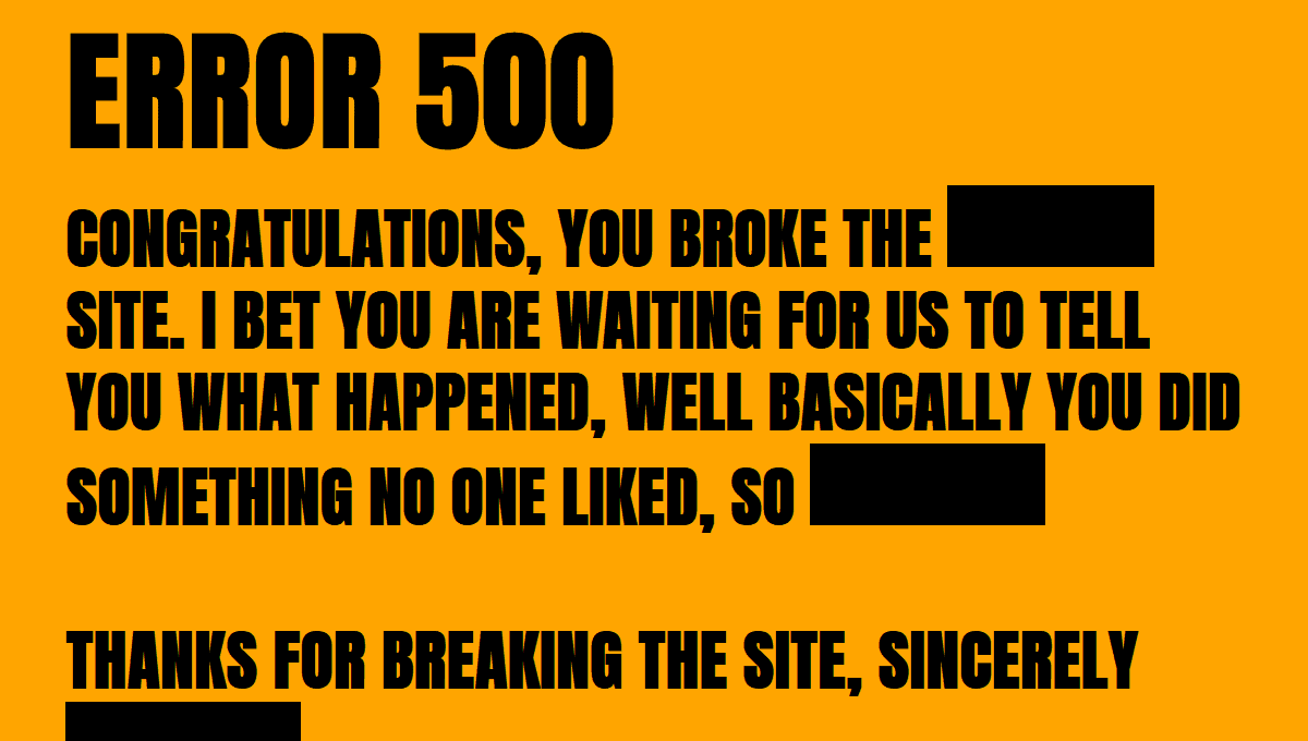 Whats The 500 Internal Server Error In Wordpress And How To Fix It Domain Name Sanity Blog